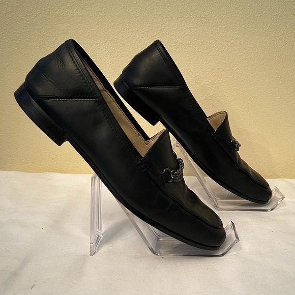 Steve Madden | Shoes | Sam Edelman Lorenzo Black Loafer Guc Size 72 ...